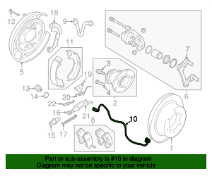 2008-2017 Mitsubishi ABS Sensor 4670A582 | OEM Parts Online