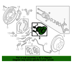 3785A085 - Hub & Bearing 2008-2017 Mitsubishi | Mitsubishi Direct Parts
