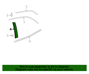 2019-2025 Toyota Door Applique 75761-02120 | Toyota Parts Center
