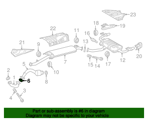 90917-06072 - Exhaust Pipe Connector Gasket - 2003-2022 Lexus | My L Parts
