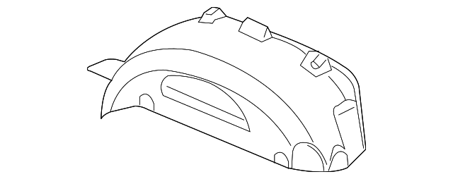 Wheelhouse Liner - Mopar (55157126AK) | TascaParts.com