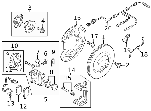 Rear Brakes for 2019 Audi A4 | OEM Parts Online