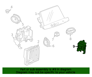 2020-2023 Cadillac CT5 Radio Speaker Amplifier 84786783 GM ...