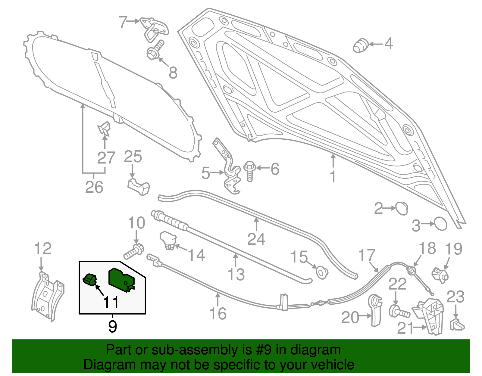 2011-2019 Volkswagen Lock & Switch 5C7-823-509-B | OEM VW Parts Haus