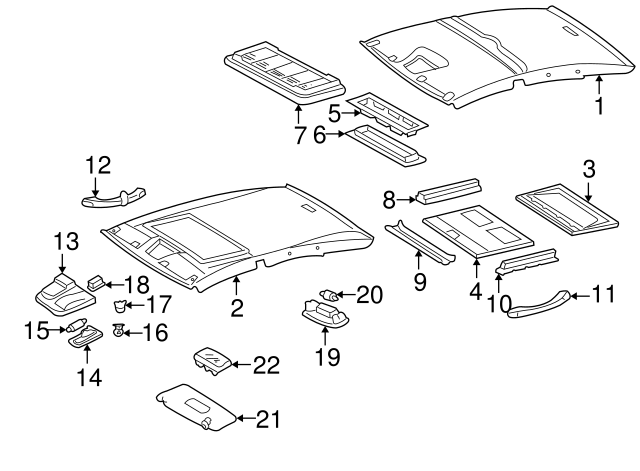 202-780-00-13 - Slide Rail 1994-2000 Mercedes-Benz | Mercedes-Benz USA ...