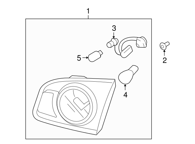 2007-2017 Hyundai Tail Lamp Bulb 18644-27088-L | OEM Parts Online