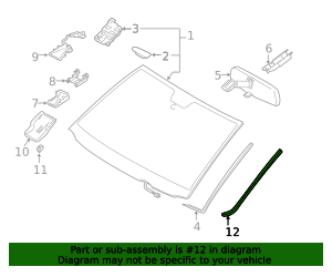 2007-2022 Toyota Side Molding 75533-0C040 | OEM Parts Online
