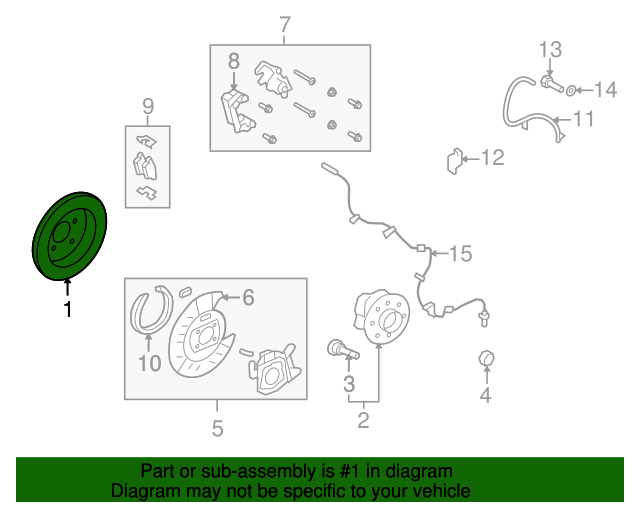 7U2Z-2V026-FD - Rotor 2007-2010 Ford | AutoNationParts.com