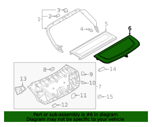 8W8-867-771-1TI - Cargo Cover 2018 Audi | AutoNationParts.com