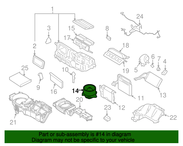 AE5Z-19805-D 2010-2012 Ford Blower Motor | Fairway Ford Parts