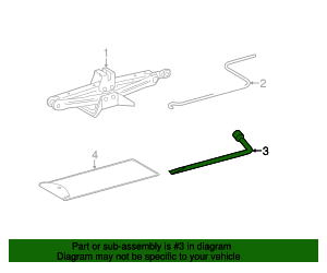2010-2022 Toyota Wheel Lug Wrench 09150-0E010 | OEM Parts Online