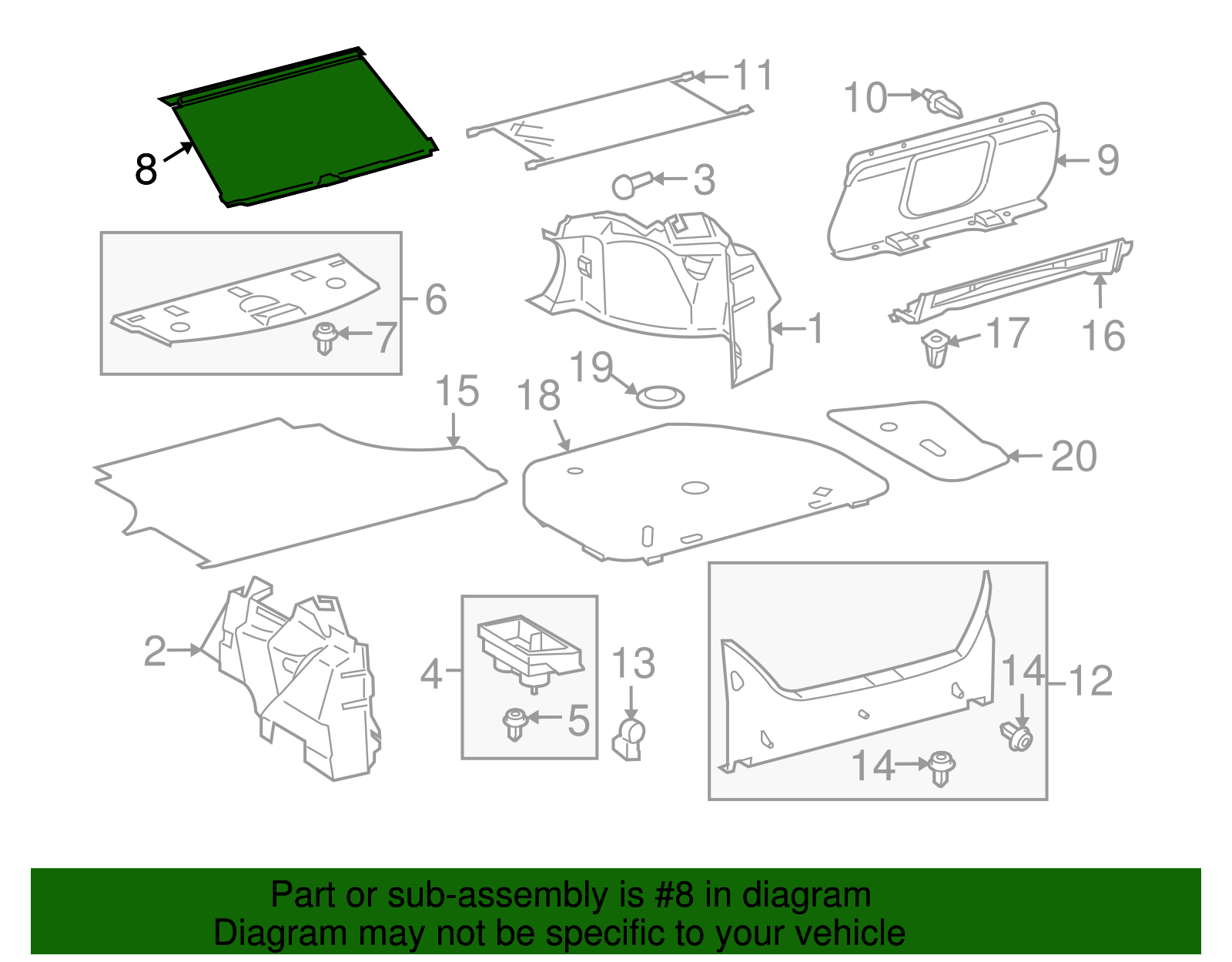 2008-2012 Toyota Avalon Sunshade 64333-07030 | OEM Parts Online