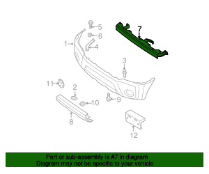 2009-2015 Nissan Xterra Impact Bar 62298-ZL00A | OEM Parts Online