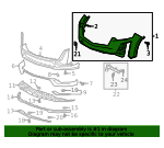 GM Parts | Front Upper Bumper Cover - (84772467) | GM Parts Store