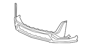 2020-2024 Cadillac XT6 Black Front Lower Bumper Cover 84663546 GM ...