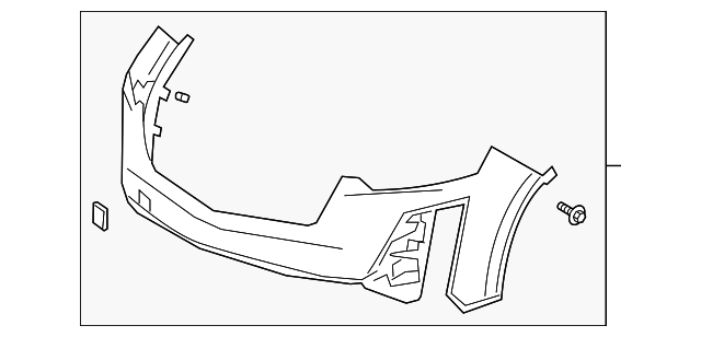 GM Parts | Front Upper Bumper Cover - (84772467) | GM Parts Store