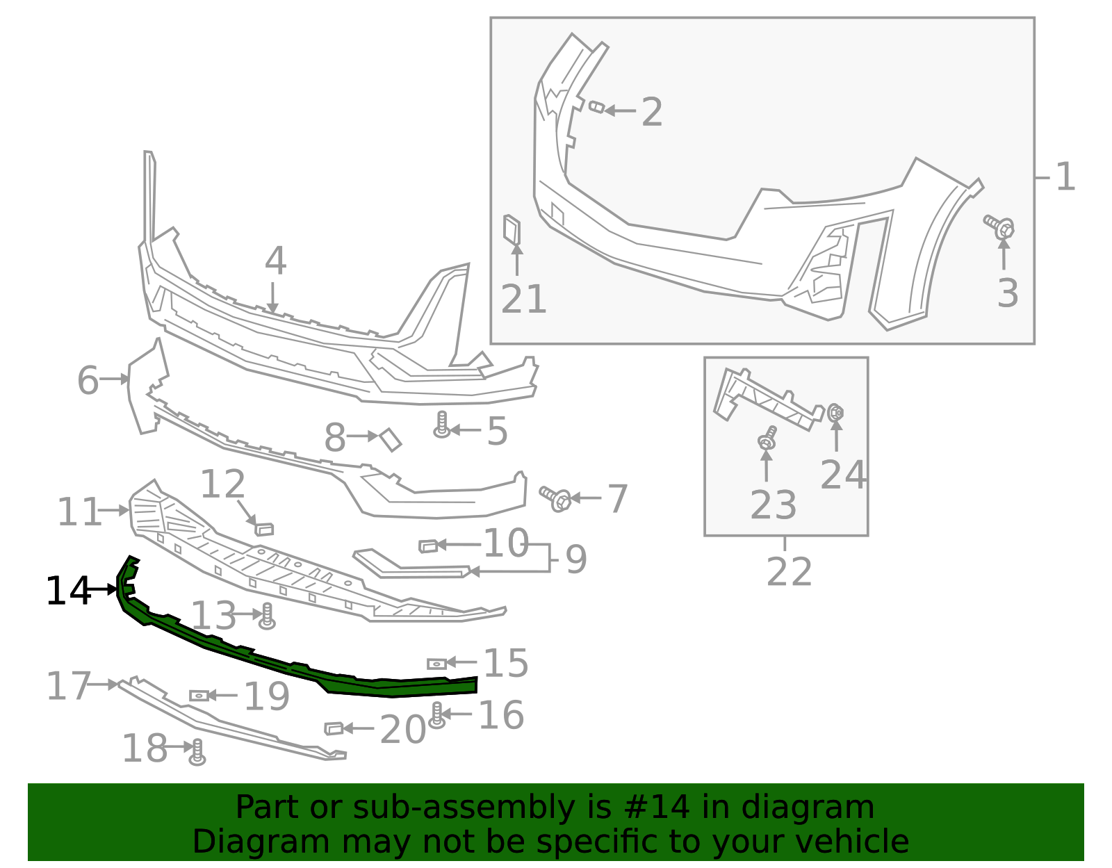 2020-2024 Cadillac XT6 Deflector 84206938 | Auto Parts Express