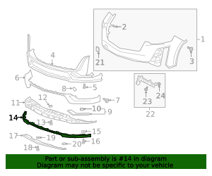 2020-2025 Cadillac XT6 Deflector 84206938 GM | GMPartsDirect.com