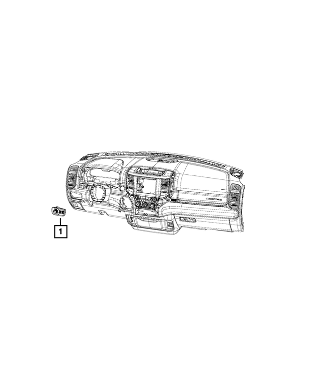2019-2022 Ram Headlamp Switch 68156061AD | My Mopar Parts