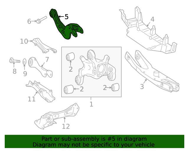 177-350-39-00-64 - Upper Control Arm 2020-2023 Mercedes-Benz | Mercedes ...