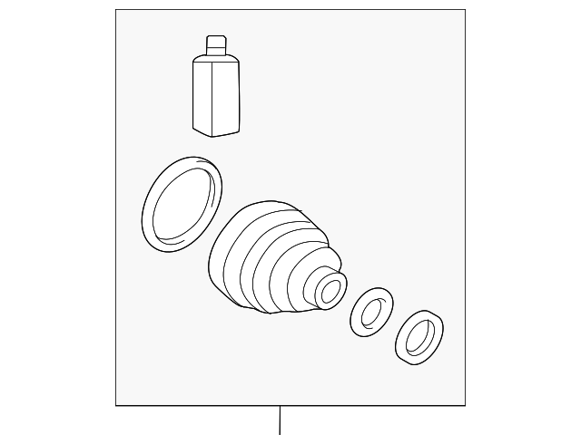 2019-2020 Kia Sorento | Outer Boot | 49581-C6280 | Kia Auto Parts