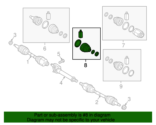 49581-C6280 - Outer Boot - 2019-2020 Kia Sorento | Kia Auto Parts