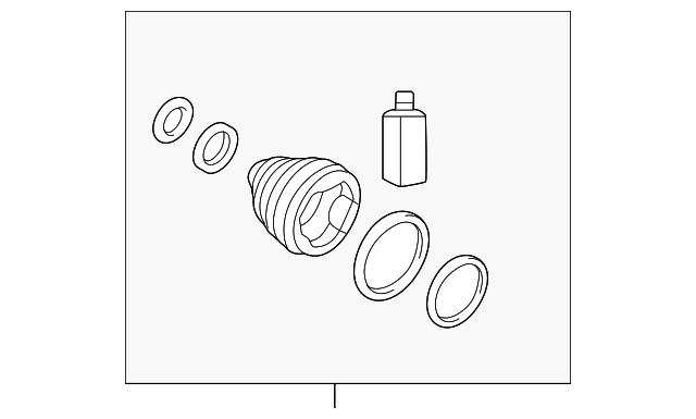 49583-C5200 - Inner Boot 2014-2018 Kia Sorento | Kia.Parts Store