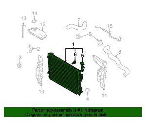 2005-2008 Kia Sportage Radiator Assembly 25310 2E400 | OEM Parts Online