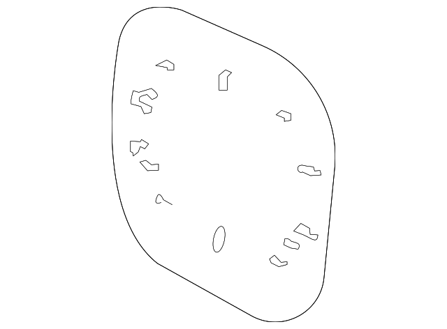 2021-2024 GM Primed Fuel Tank Filler Door 84660169 GM | GMPartsDirect.com