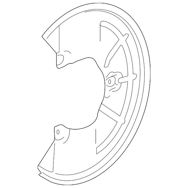 2013-2021 GM Front Brake Dust Shield 95286840 | GMPartsDirect.com