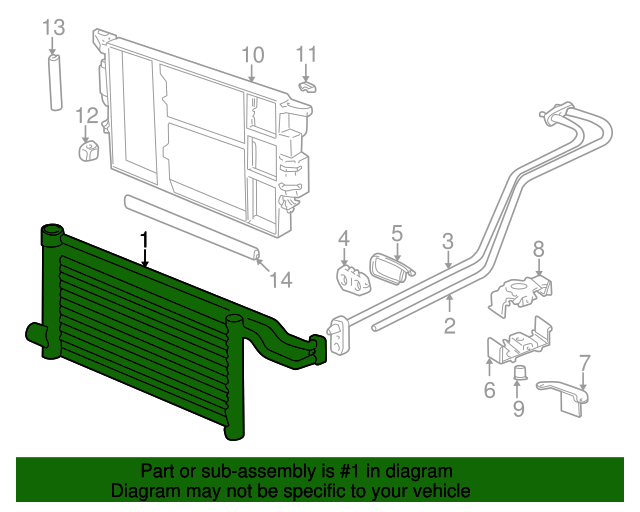 17221740798 - 1997-2003 BMW Oil Cooler (17-22-1-740-798) | BMW of South ...