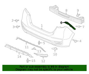 71593-T5A-J50 - Spacer, R Rear Bumper Side 2018-2020 Honda Fit | Honda ...