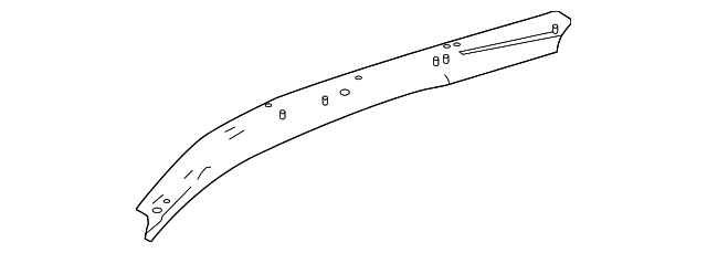 2014-2019 Toyota Highlander Rail Reinforced 61201-0E020 | Toyota Parts ...