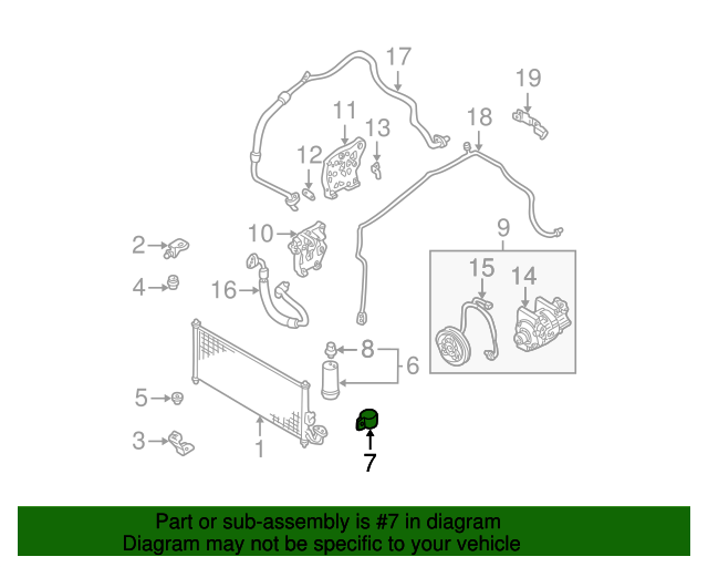 2000-2012 Nissan Dehydrator Mount Bracket 92135-6M100 | TascaParts.com