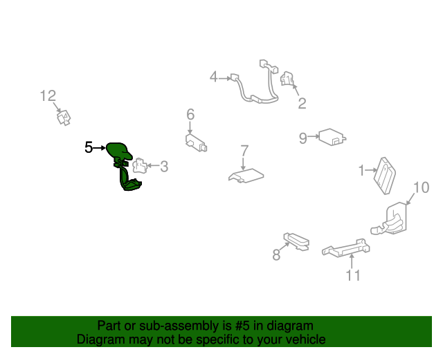 2006-2014 Lexus Door Wiring Harness 89746-53020 | OEM Parts Online