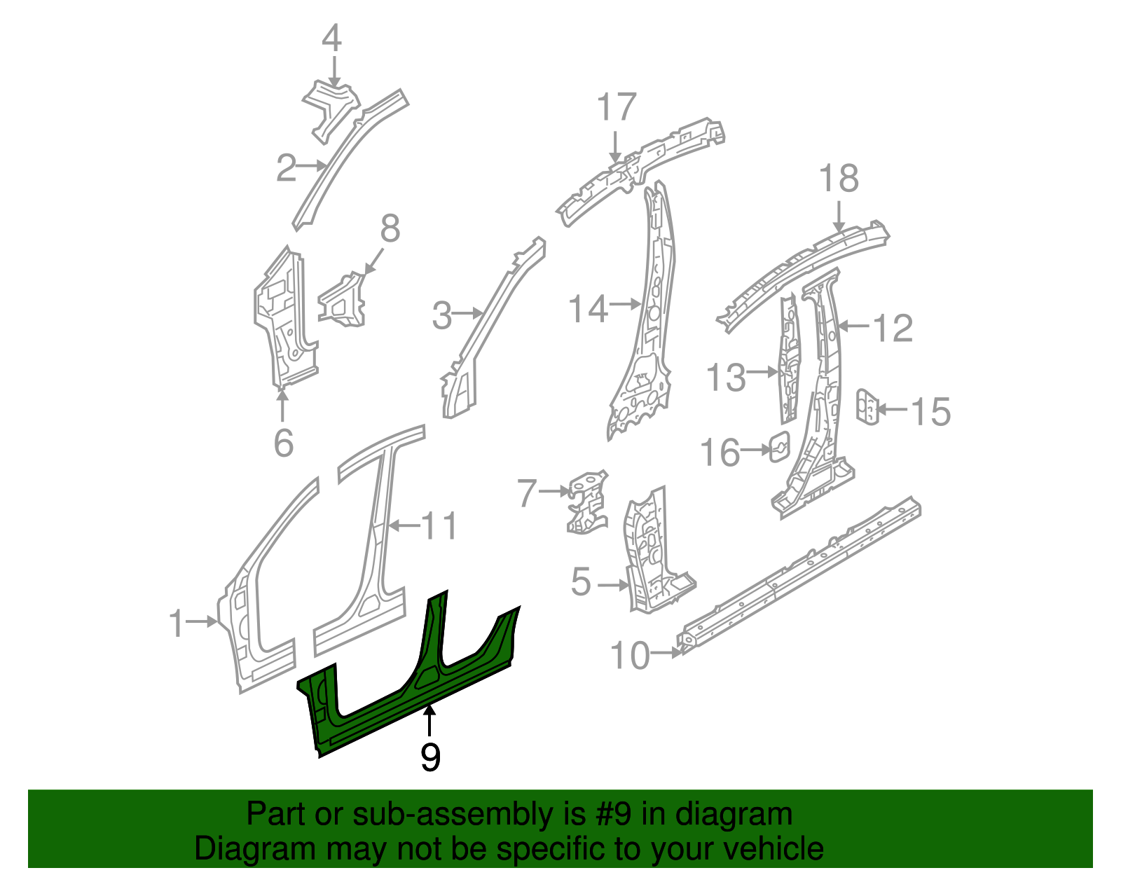 2010-2013 Mazda 3 Outer Rocker Panel BBY6-70-271 | Retail Performance ...