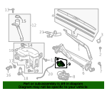 85012-50010 - Crank Arm - 2011-2021 Toyota | OEM Genuine Toyota Parts