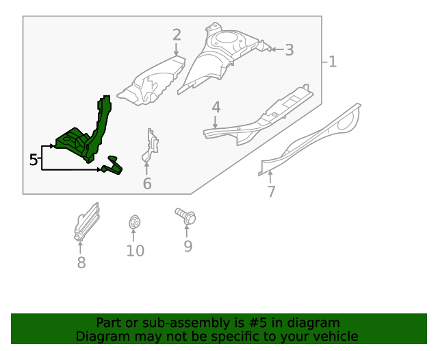 51690SJ0609P - Apron Extension - 2019-2021 Subaru Forester | World OEM ...