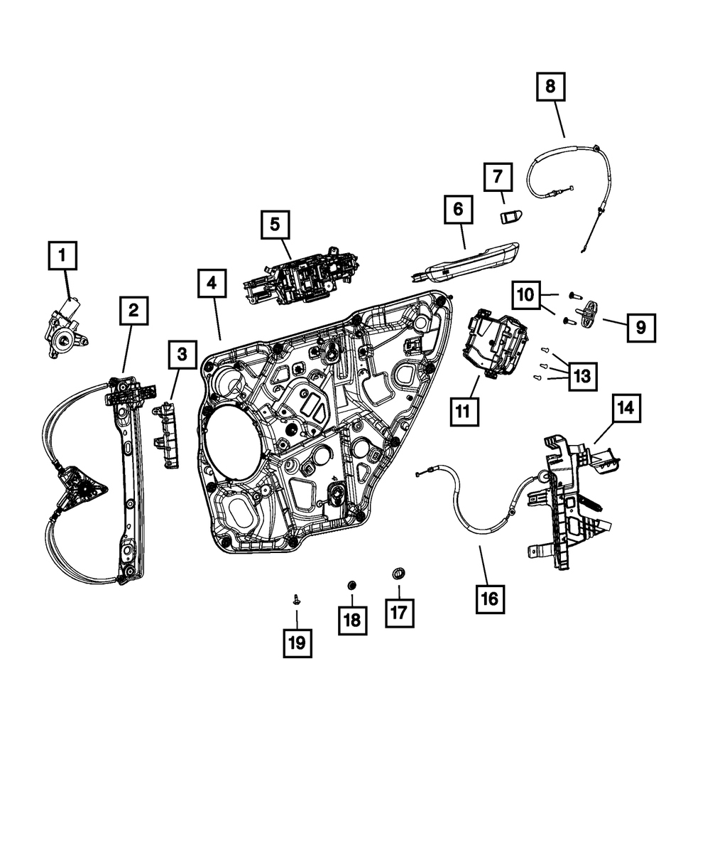 2022-2024 Jeep Grand Cherokee Latch Presenter, Right 68499682AA ...