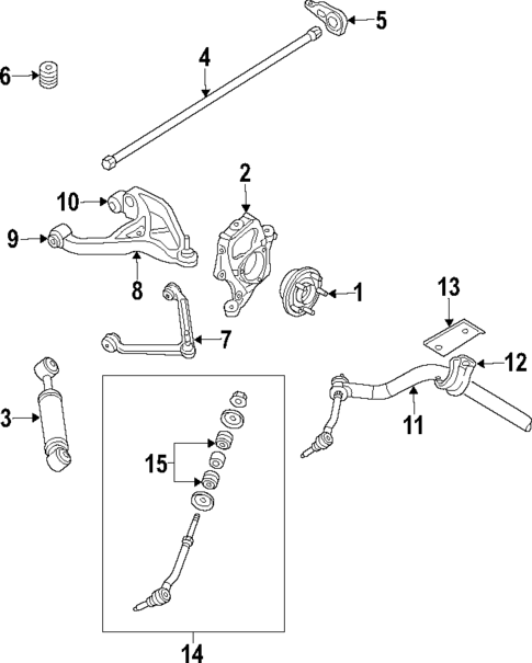 Front Suspension for 2005 Dodge Durango | Mopar Parts Canada