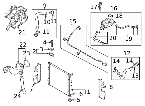 Radiator & Components for 2021 Kia K5 | OEM Parts Online