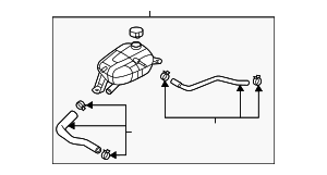 25430-L3000 - Reservoir Assembly 2021-2022 Kia K5 | Kia.Parts Store