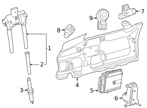 177-900-55-08 - Engine Control Module (ECM) 2018-2023 Mercedes-Benz ...