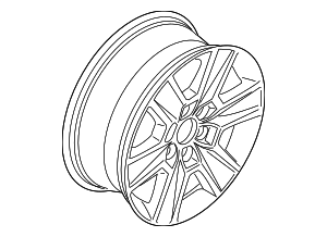Genuine OEM Ford Part - Wheel, Alloy FL3Z-1007-C | Genuine OEM Ford ...
