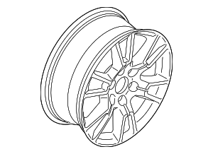 Genuine OEM Ford Part - Wheel, Alloy FL3Z-1007-B | Genuine OEM Ford ...