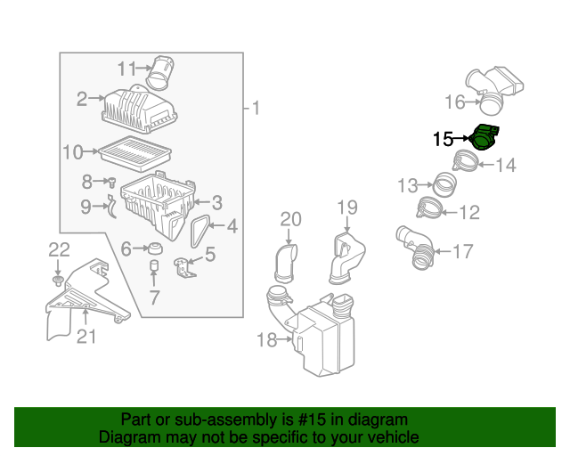 2005-2010 Kia Mass Air Flow Sensor 28164-23720 | OEM Parts Online