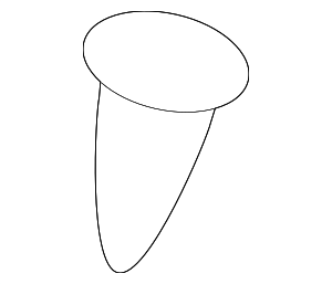 01553-09241 - Bumper Cover Clip 1995-2025 Nissan | Nissan Parts ...