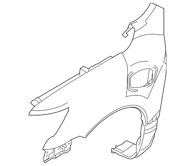 2016-2018 Nissan TITAN XD Fender 63101-EZ00A | Nissan Parts Plus