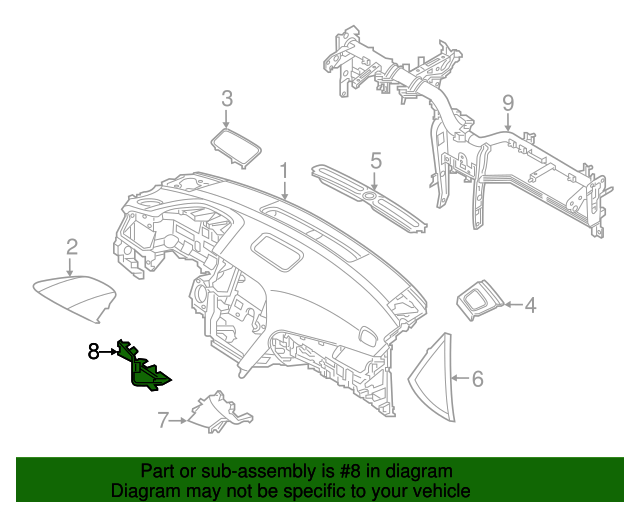 2016-2019 Hyundai Sonata Lower Panel 84774-C1000-PPB | OEM Parts Online