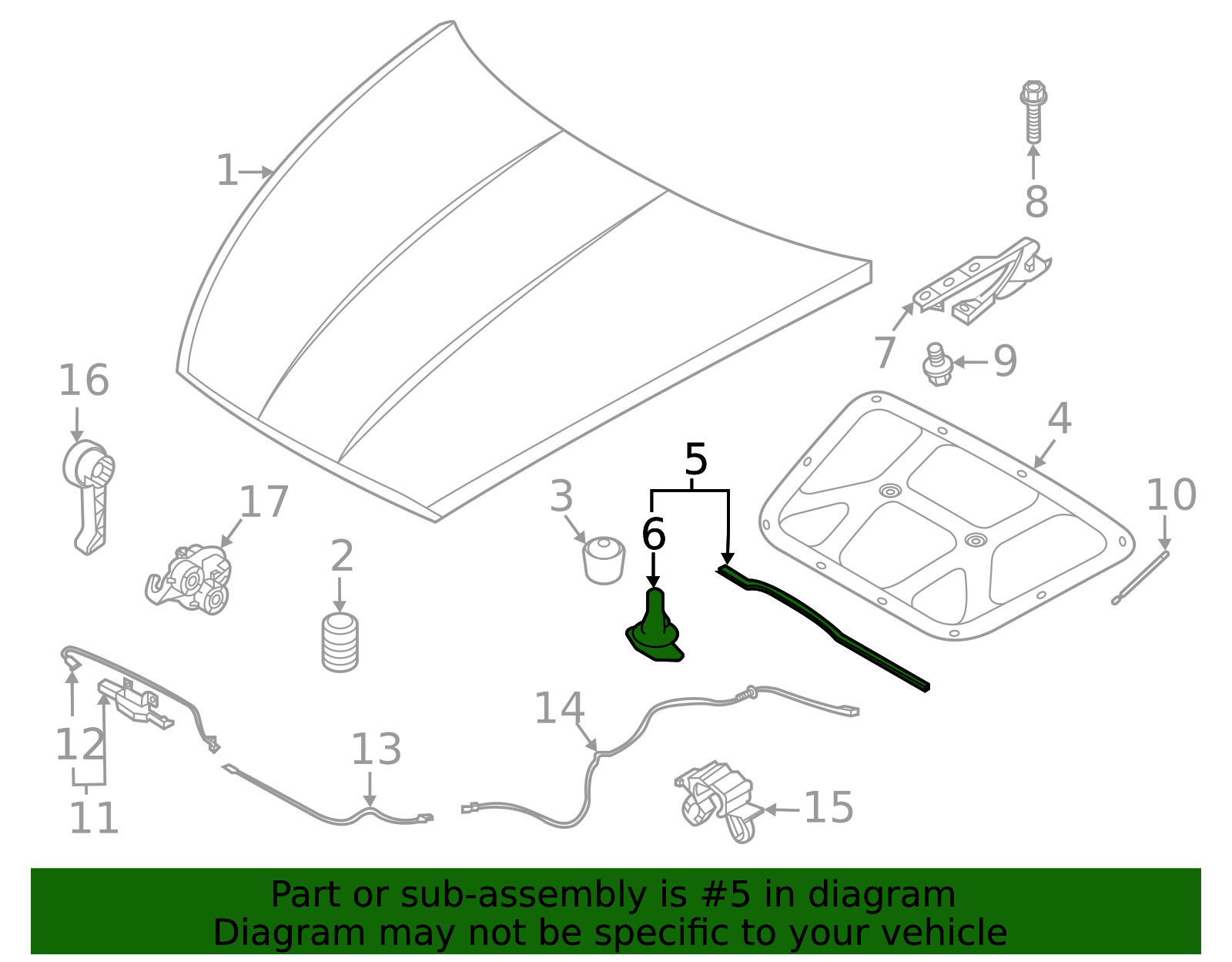 2020-2021 Hyundai Sonata Front Weather-Strip 86435-L1000 | Hyundai ...